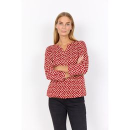 soyaconcept Shirtbluse &raquo;SC-FELICITY AOP 519&laquo; RED COMBI M M Bluse von soyaconcept