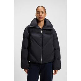 BOSS Orange Steppjacke »Padilena Premium Damenmode« Regular Fit mit Stehkragen, gefütterte Taschen Dark Blue 408 42 42 Basic-Steppjacke von BOSS...