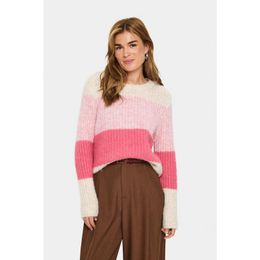 Saint Tropez Strickpullover »MandySZ Pullover« Wild Rose Melange S S Casual Pullover von Saint Tropez