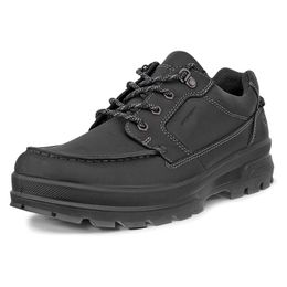 Ecco Schnürschuh »Rugged Track Wp Moc Toe« Sneaker, Outdoorschuh mit waterproof-Ausstattung schwarz 42 42 Klassischer Outdoorschuh mit Kontrastnaht