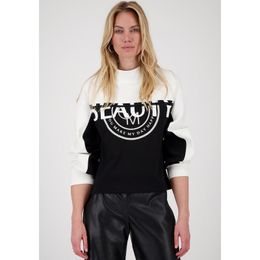 monari Sweatshirt »Sweatshirt Colorblock« Regular fit mit Rundhalsausschnitt schwarz 46 46 Stylischer Pullover von monari