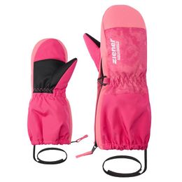 Ziener Fäustlinge »LEVI-Z AS glove mini« tie dye pop pink 1,5 atmungsaktive, wasser- und winddichte AQUASHIELD Membran