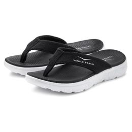 Venice Beach Badezehentrenner »Sandale, Pantolette« Zehentrenner, Badeschuh ultraleicht im sportiven Look VEGAN schwarz 41 41 Flip Flop mit...
