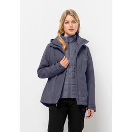 Jack Wolfskin 3-in-1-Funktionsjacke &raquo;GEISSHORN 3IN1 JKT W&laquo; 2 teilig, mit Kapuze dolphin M (38/40) M (38/40) 3-in-1-Jacke