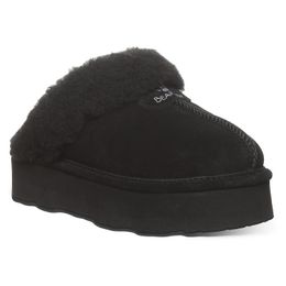 Bearpaw Hausschuh »RETRO PLATFORM«, Mules, Clog, Slides mit Plateausohle schwarz 42 42 Cooler Retro-Schlupfschuh zum wohlfühlen