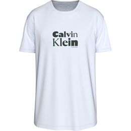 Calvin Klein T-Shirt »SS 30S EU BOLD GRAP« Mit Rundhalsausschnitt, regular fit Brilliant White L L T-Shirt von Calvin Klein