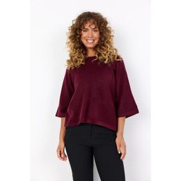 soyaconcept Strickpullover &raquo;SC-ORLEAN 1&laquo; DARK RED MEL XXL XXL Pullover von soyaconcept