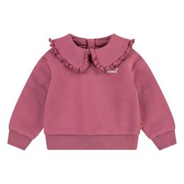 Levi's Kids Jungen Levi's Kids Sweatshirt &raquo;LVG RUFFLE COLLARED CREW&laquo;, mit Kragen und R&uuml;schen, for Girls rosa 18M (86)
