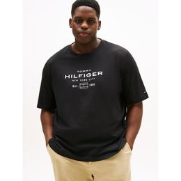 Tommy Hilfiger Big & Tall TOMMY HILFIGER BIG & TALL T-Shirt »HILFIGER STACK GRAPHIC TEE« Große Größen Black XXL XXL T-Shirt von Tommy Hilfiger