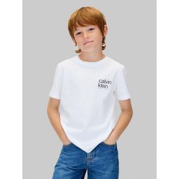 Calvin Klein Jeans T-Shirt »REG. CK SMALL GRAPHIC SS T-SHIRT« für Kinder bis 16 Jahre, Logo-Print Bright White 4 (104) 4 (104) Shirt von Calvin...