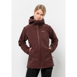 Jack Wolfskin Funktionsjacke »CYROX 3L JKT W« mit Kapuze dark-maroon M (38/40) M (38/40) Schützt vor Wind