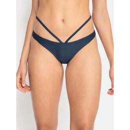 LSCN BY LASCANA Bikini-Hose »Gina« mit extra Straps marine 44 - N-Gr N-Gr 44 Trendige Unifarbe