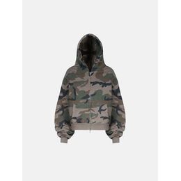 Enrage Sweatshirt 'CAMO ZIP' female Green size S