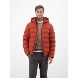 Lerros Steppjacke »Herren Funktions-Steppjacke« mit Kapuze Wasser- und windabweisend, atmungsaktiv BURNT RED S S Sportive Steppung, Details aus...