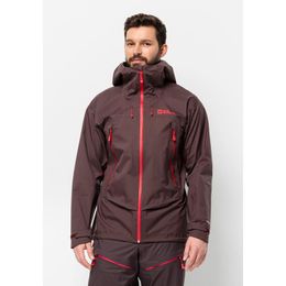 Jack Wolfskin Skijacke &raquo;ALPSPITZE PRO 3L JKT M&laquo; mit Kapuze red-earth XL (54/56) XL (54/56) RECCO -Technologie