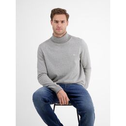Lerros Rollkragenpullover »Herren Rollkragen-Strickpullover« PLATINUM GREY MELANGE XXL XXL MODERN FIT (schmale Passform)