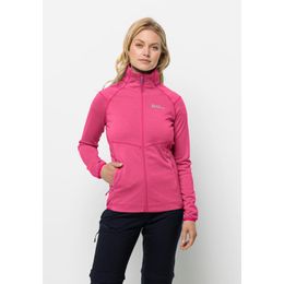 Jack Wolfskin Fleecejacke »FORTBERG FZ W« cameopink XL (46) XL (46) Fleecejacke