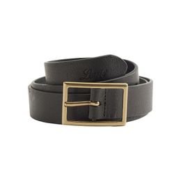 Levi's LEVI'S Lederg&uuml;rtel &raquo;RECTANGLE BELT&laquo; mit goldfarbener Schlie&szlig;e und Logopr&auml;gung caviar