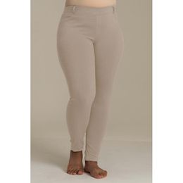 SANDGAARD Highwaist Leggings &raquo;Copenhagen&laquo; mit Viskose und Elasthan latte 44 - N-Gr N-Gr 44 Leggings mit G&uuml;rtelschlaufen von SANDGAARD