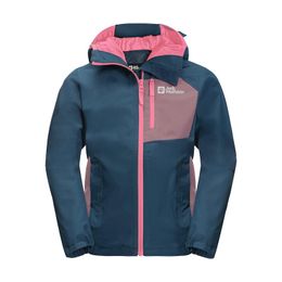 Jack Wolfskin Outdoorjacke »ACTIVE HIKE JACKET K« mit Kapuze dark-blue-purple 176 176 Wetterschutzjacke