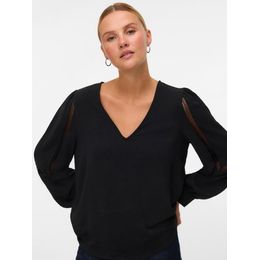 V&eacute;ro Moda VERO MODA Bluse 'VMALVA' Damen Gr&ouml;&szlig;e XS schwarz