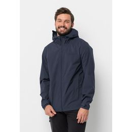 Jack Wolfskin Funktionsjacke »ELSBERG 2.5L JKT M« mit Kapuze night-blue S (48) S (48) Wetterschutzjacke