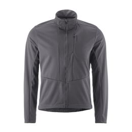 Gonso Fahrradjacke »ADVENTURE JACKET SOFTSHELL M« Herren Softshell-Jacke, Radjacke slim fit grau S S Körpernahe Passform