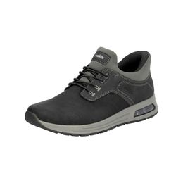 Rieker Sneaker »Sneaker Lederimitat« Schwarz/Grau 44 44 Verschluss: Schlupfschuh