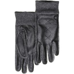 Pearlwood Strickhandschuhe »SMILLA« 1 Paar, weiches Fleece-Innenfutter, Temperaturregulierend, Strickbündchen black