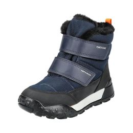 Geox Stiefelette &raquo;Stiefelette Lederimitat/Textil&laquo; Navy/Schwarz 32 32 Verschluss: Klettverschluss
