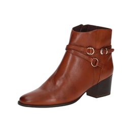 Caprice Stiefelette »Stiefelette Leder« Cognac 39 39 Verschluss: Reißverschluss