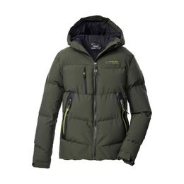 Killtec Steppjacke »KOW 239 BYS QLTD JCKT« Winddichte, wasserabweisende Kinderjacke mit verstellbaren Bündchen olivgrün 116 116 Kinder...