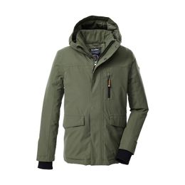 Killtec Funktionsjacke »KOW 233 BYS JCKT« Wind- und wasserdichte Kinderjacke, regulierbare Kapuze, PFAs-frei olivgrün 140 140 Winter Funktionsjacke...