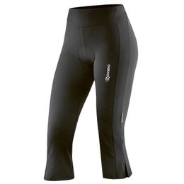 Gonso Fahrradhose »Essential Tight 3/4 Flared W« Damen Radhose mit Sitzpolster, Radlerhose schwarz 42 - Normalgrößen Normalgrößen 42 Körpernahe...