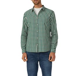 s.Oliver Langarmhemd mit Karo Muster GREEN CHECK XXL - N-Gr N-Gr XXL Hemd von s.Oliver Red Label