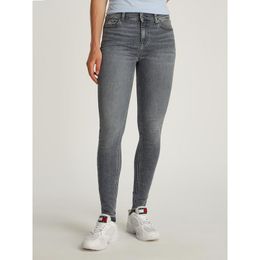 Tommy Jeans Skinny-fit-Jeans »NORA MR SKNY AH1280« mit Logo-Badge Denim Black2 34 - Länge 32 Länge 32 34 Damenjeans von Tommy Jeans