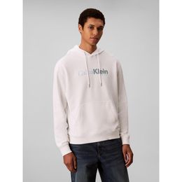 Calvin Klein Herren Kapuzensweatshirt &raquo;LS EU 350TERRY CURSIVE GRAPHIC H&laquo;, regular fit, Logo-Schriftzug wei&szlig; M