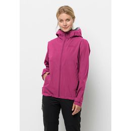 Jack Wolfskin Outdoorjacke »ELSBERG 2.5L JKT W« mit Kapuze new-magenta M (38/40) M (38/40) Wetterschutzjacke