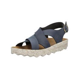 Asportuguesas Riemchensandale »Sandalen Lederimitat« Navy 41 41 Verschluss: Schließe