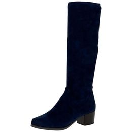 Caprice Overkneestiefel »Stiefel Textil« Navy 36 36 Verschluss: Schlupfschuh