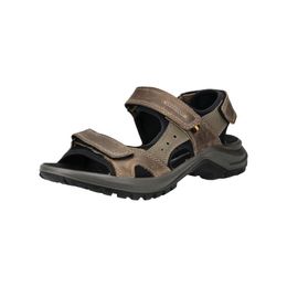 IMac Sandale &raquo;Sandalen Leder&laquo; Schlamm 45 45 Verschluss: Klettverschluss
