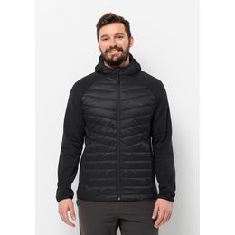 Jack Wolfskin Hybridjacke &raquo;ROUTEBURN PRO HYBRID M&laquo; mit Kapuze black XL (54/56) XL (54/56) Hybridjacke