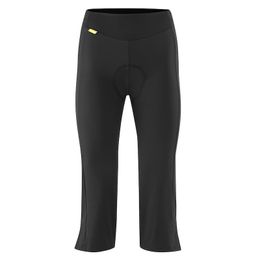 Gonso Fahrradhose »Essential Tight 3/4 Flared W« Damen Radhose mit Sitzpolster, Radlerhose schwarz 38 - Normalgrößen Normalgrößen 38 Körpernahe...