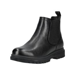 Tamaris Stiefelette »Stiefelette Leder/Textil« Schwarz 41 41 Verschluss: Reißverschluss