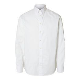 Selected Homme Langarmhemd »SLHSLIMVICTOR SHIRT LS CLASSIC D« Bright White L - N-Gr N-Gr L Cooles Hemd von Selected Homme