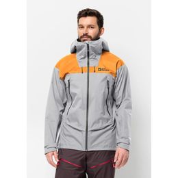 Jack Wolfskin Skijacke &raquo;ALPSPITZE PRO 3L JKT M&laquo; mit Kapuze moonwalk S (48) S (48) RECCO -Technologie