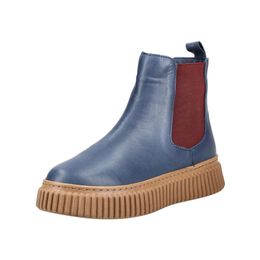 Andrea Conti Stiefelette »Stiefelette Leder« Navy/Rot 37 37 Verschluss: Reißverschluss
