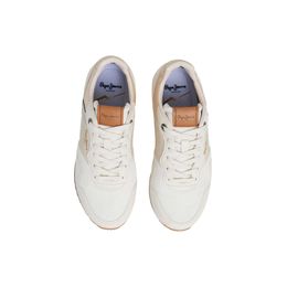 Pepe Jeans Sneaker 'LONDON SNAKE' Damen Gr&ouml;&szlig;e 37 beige / rosa / wei&szlig;