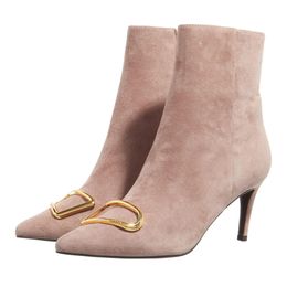 Coccinelle Stiefel & Boots - Coccinellehimma Suede - Gr. 40 (EU) - in Taupe - f&uuml;r Damen