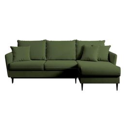 Selsey Ecksofa mit Schlaffunktion Volio grün Maße (cm): B: 223 H: 88 Sofas > Sofas nach Material > Stoffsofas » Sofa DE